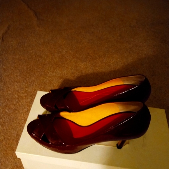 kate spade | Shoes | Kate Spade Red Patent Leather Heels | Poshmark